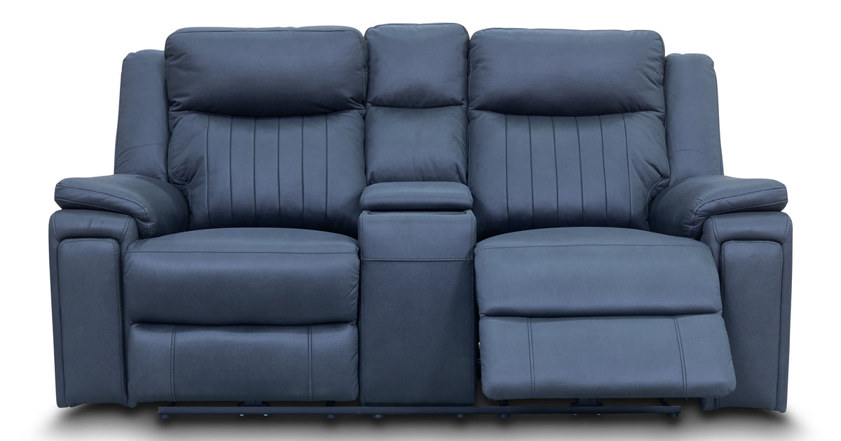 Dylan Two Seater Triple Motor Electric Recliner Lounge - Jet– Warehouse ...